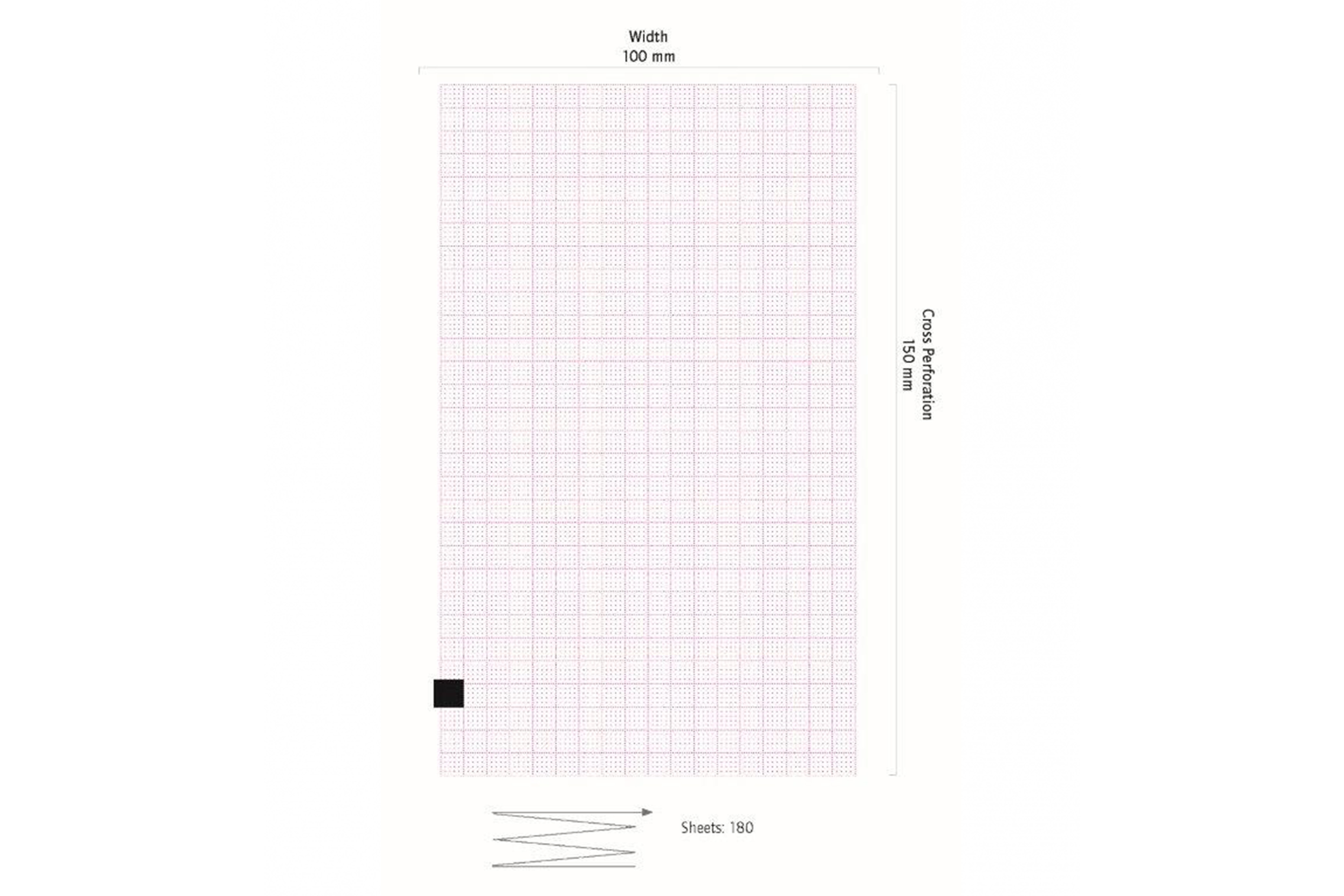 ECG paper for Cardioline ECG 100+ | Halbach Medical