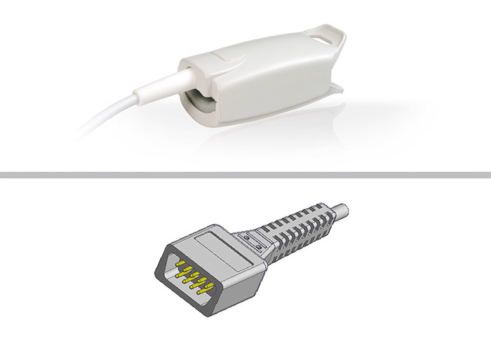SpO2 sensor voor GE Datex Oxy-F-DB | Halbach Medical
